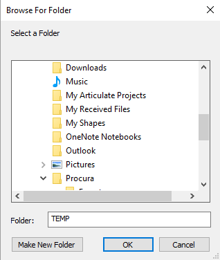 Initial Setup for New Procura Users – VCH Procura Help