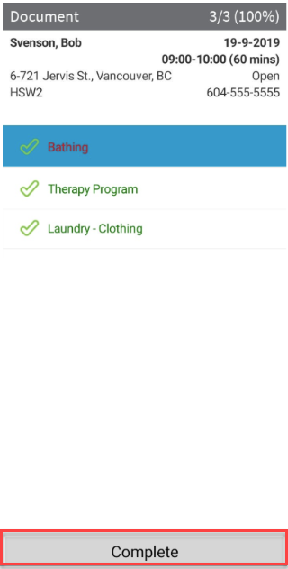 Document Care Plan Tasks – VCH Procura Help