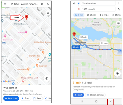 Travel Directions – VCH Procura Help