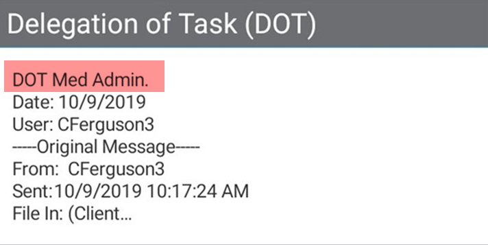 Delegable Tasks – VCH Procura Help