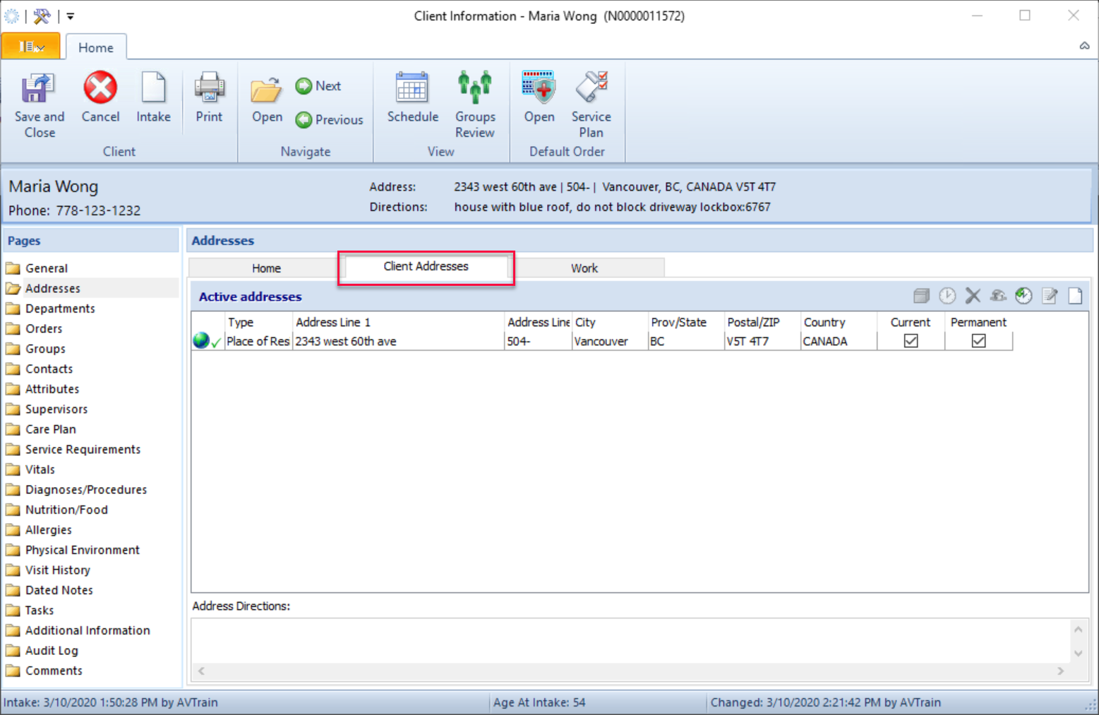 Add and Geocode a New Address – VCH Procura Help