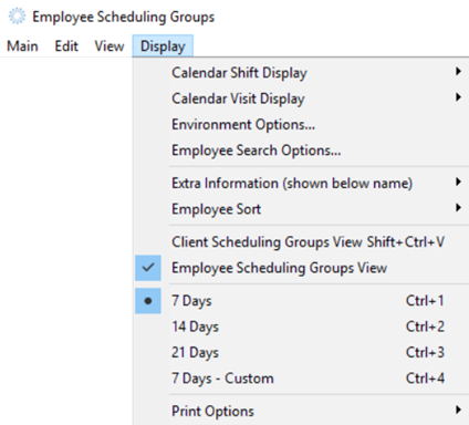 Scheduling Groups Module – VCH Procura Help