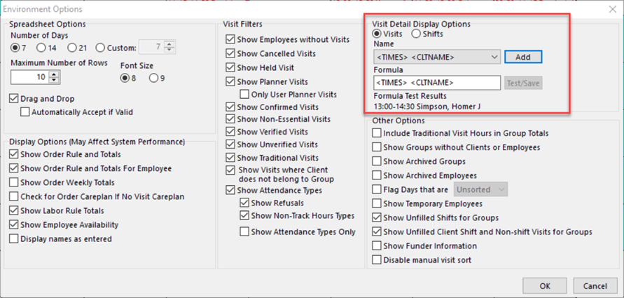 Scheduling Groups Module – VCH Procura Help